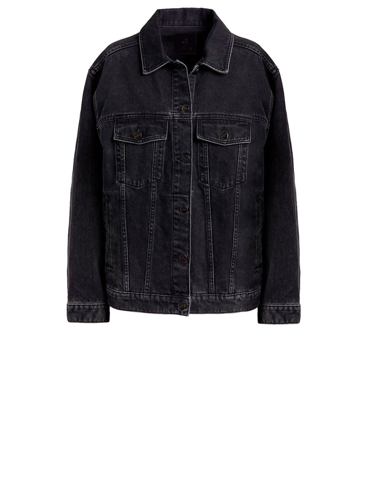 A'POKE - Anine Bing Rory Jacket Vintage Black - Shop denim jakke
