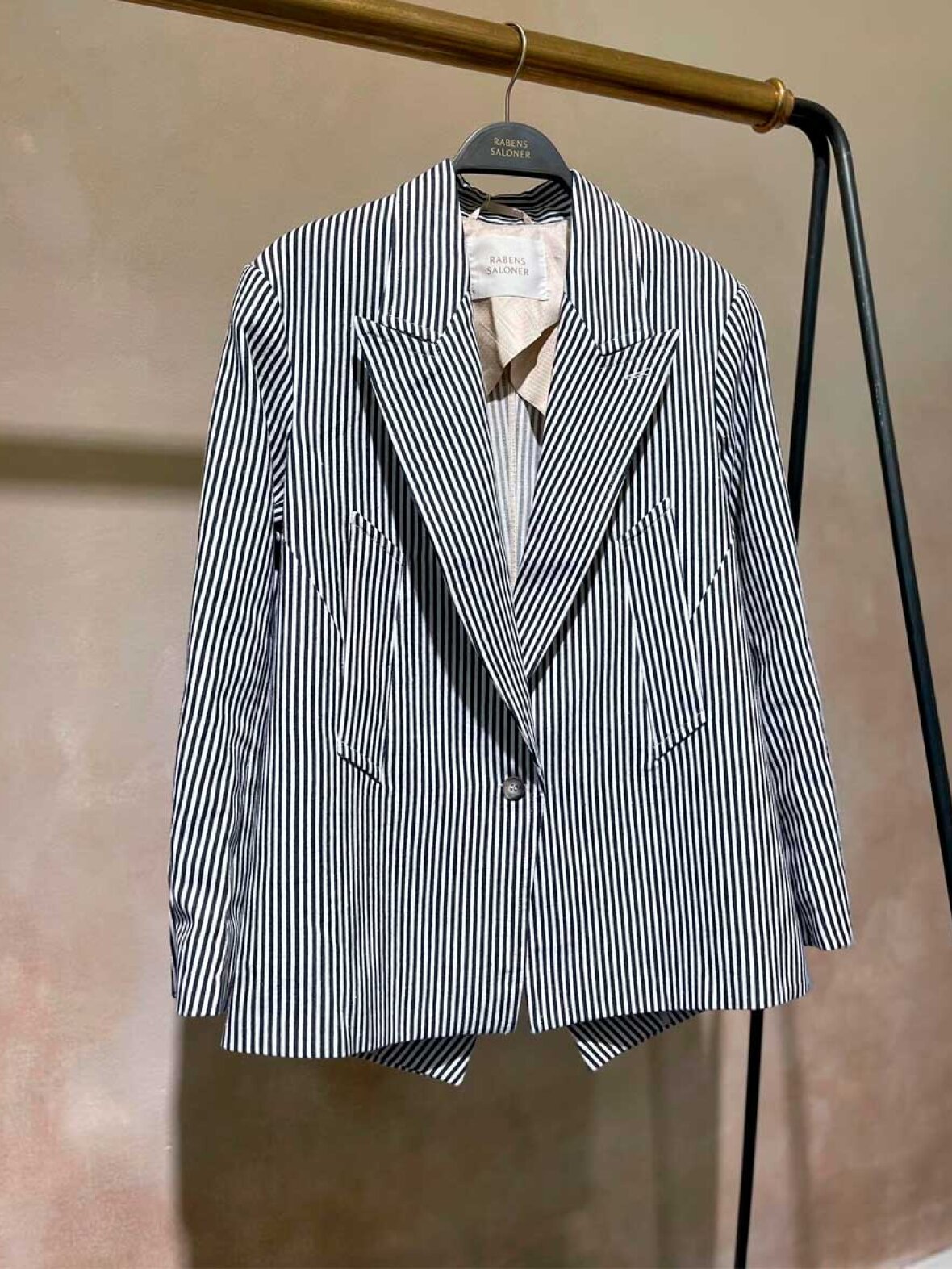 A'POKE - Rabens Saloner Loza Jacket Blue Stripe