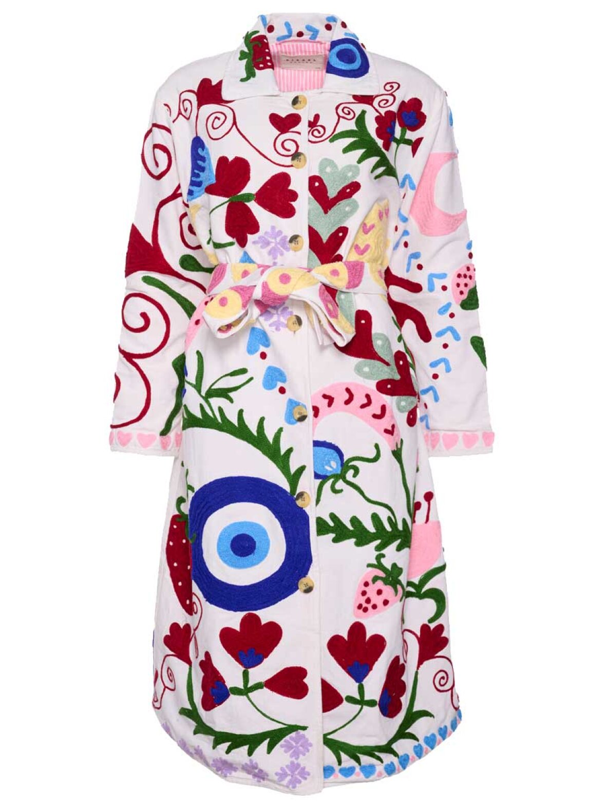 A'POKE - Sissel Edelbo Rose Coat White Swan