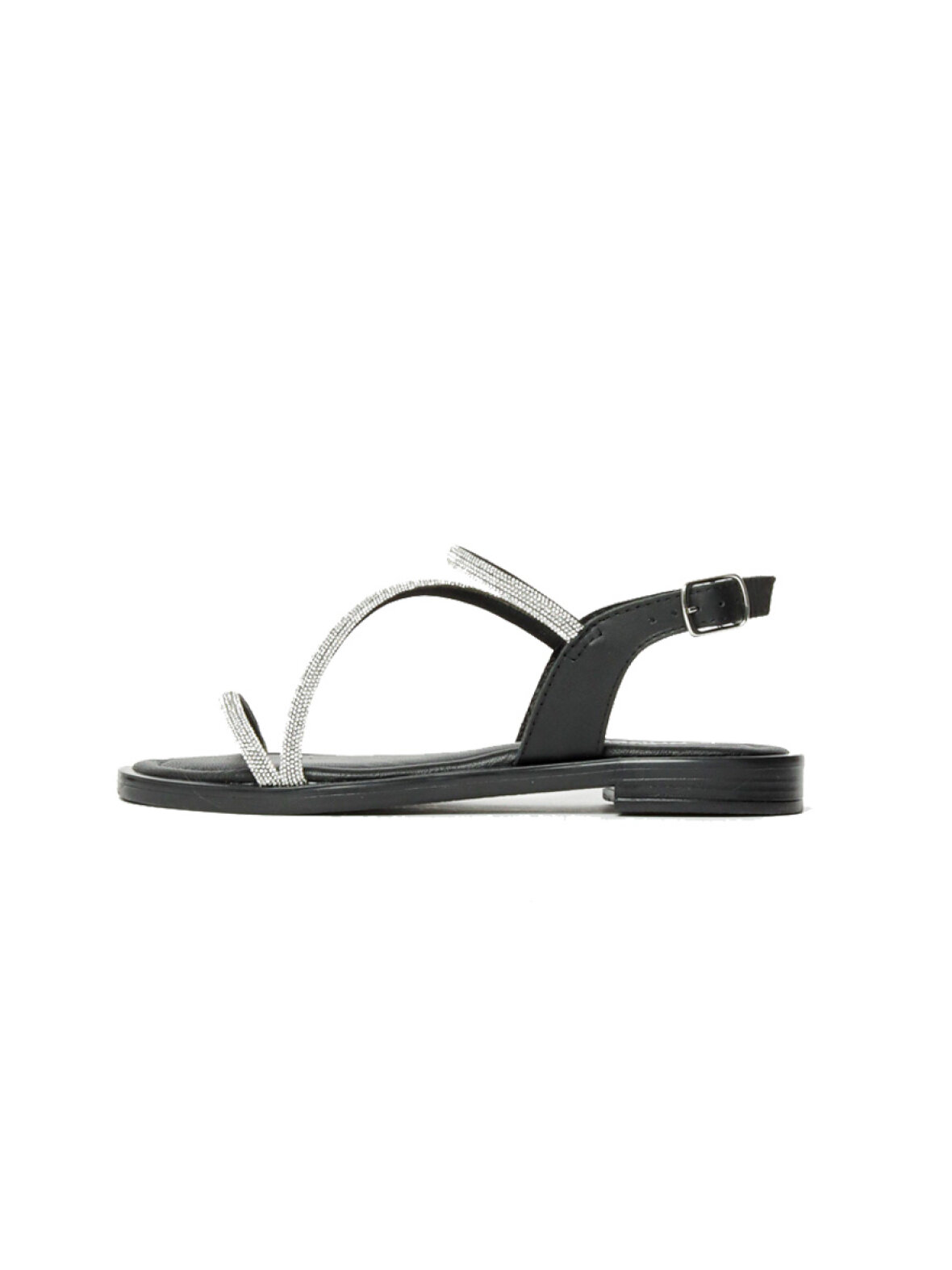 A'POKE - Bukela Laura Sandal Black Silver
