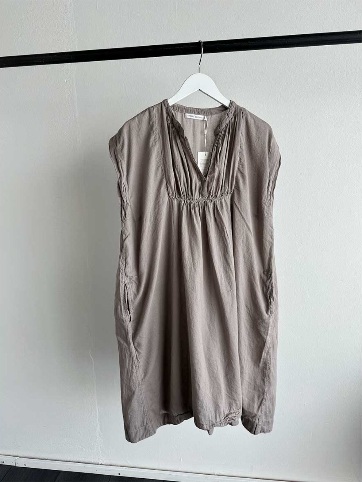 A'POKE - Rabens Saloner Lotti Short Dress Pearl Grey