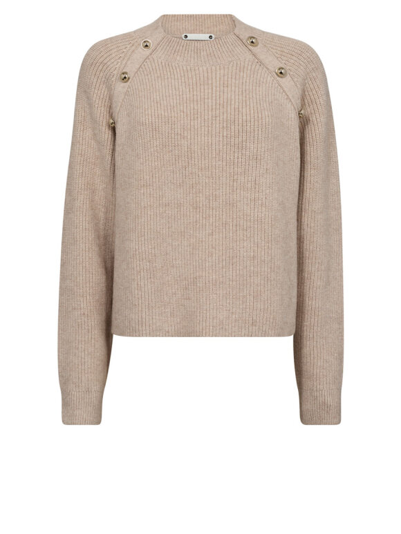 A'POKE - CoCouture RowCC Officer Rib Knit Off White