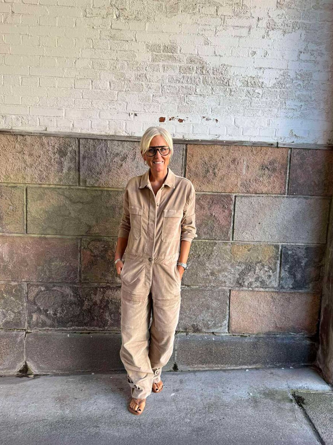 A'POKE - Rabens Saloner Jozette Jumpsuit Mushroom